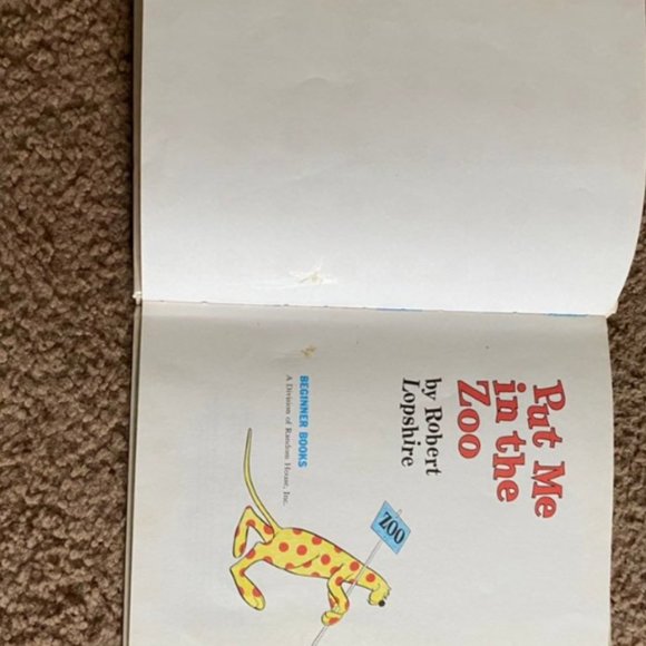 Dr. Seuss | Toys | Vintage 986 Put Me In The Zoo Dr Seuss Book | Poshmark